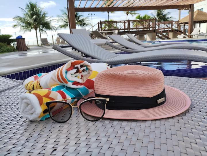 Pé Na Areia | Piscina | Funcional E Bem Localizado - Praia dos Carneiros