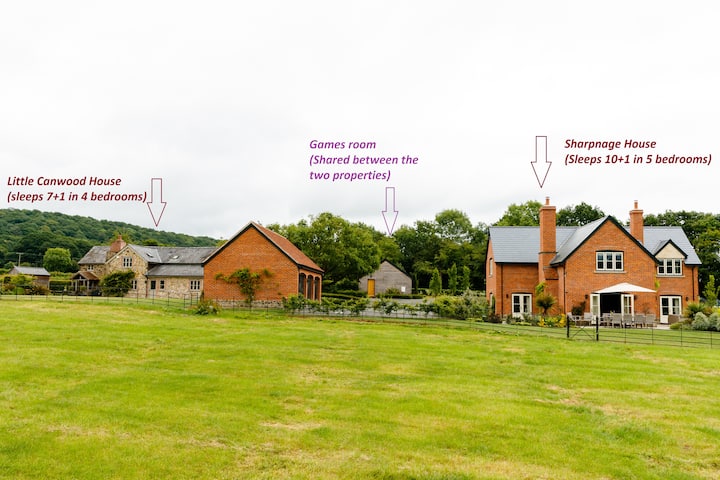 Two Luxury Houses Next To Each Other (10+1 & 7+1) - Hereford