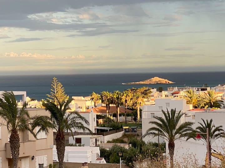 Candela Duplex Con Terraza Y Piscina - Carboneras