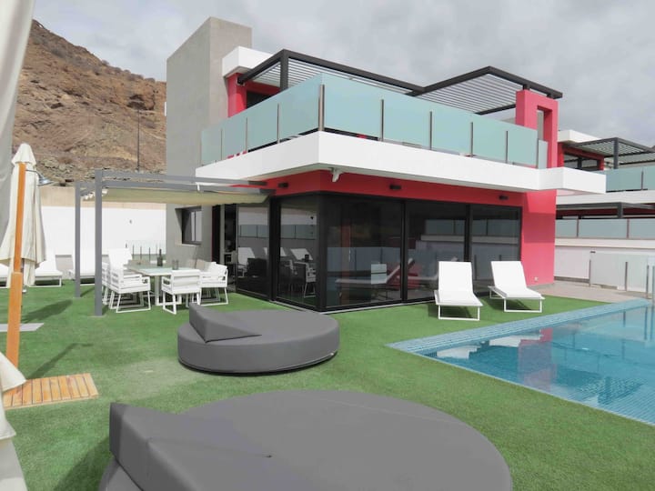 Tauro Villa, Near By Amadores Beach, Golf Course - Mogán