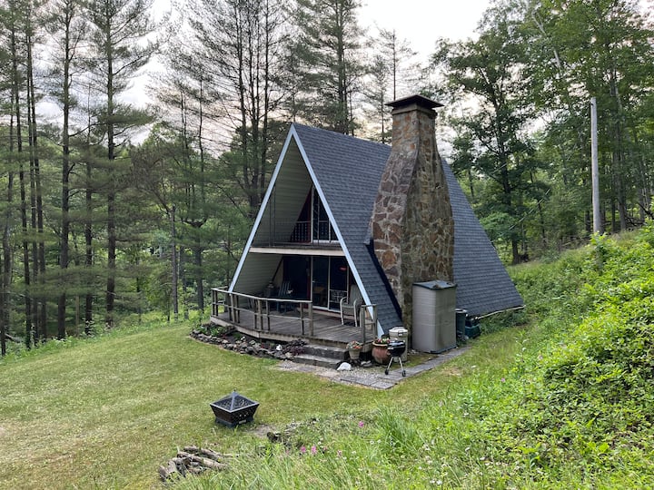 Hocking Hills Aframe - Unique Stay In The Woods - Laurelville, OH