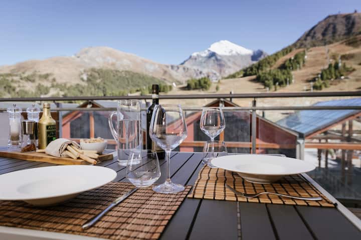 Trilocale Fronte Golf Con Terrazza A Sestriere - Sestriere