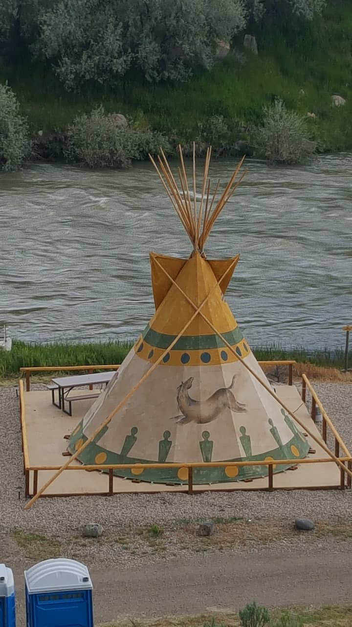 Cody Trout Ranch Camp Horse Tipi - Cody, WY