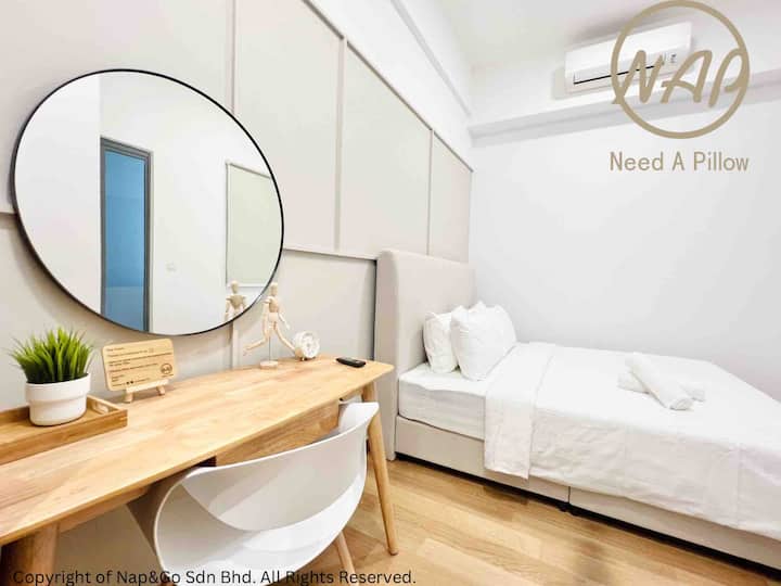 [Ely] Kl City 2px Cozy Studio | Walk To Mall&train - Kuala Lumpur