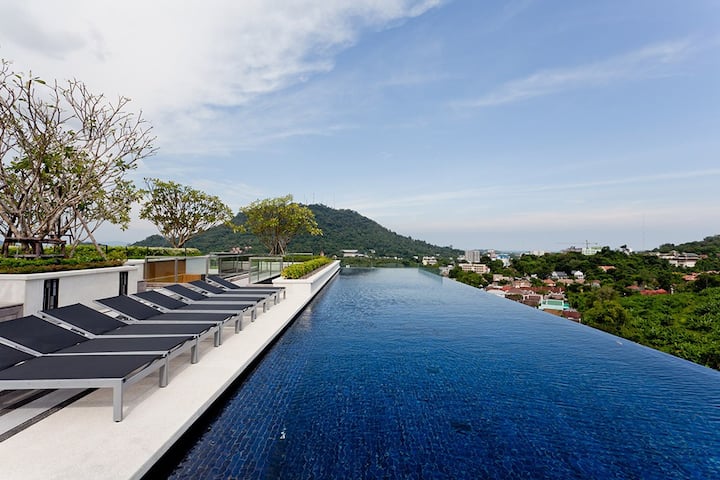 Luxury Room & Roof Top Pool In Phuket Town H#hvh - Provincia di Phuket