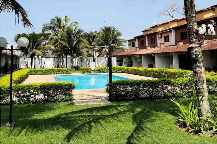 Condomínio Vila Do Sol  Casa De Praia Piscina - Caraguatatuba