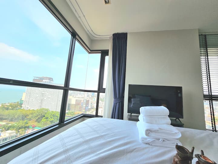 The Base, 2bedrooms, Panorama Sea View, High Wi-fi - 芭達雅