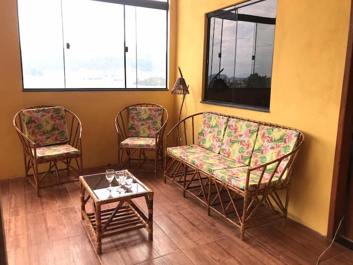 Casa Com Vista Para O Mar De Angra, Bairro Marinas - Ilha Grande