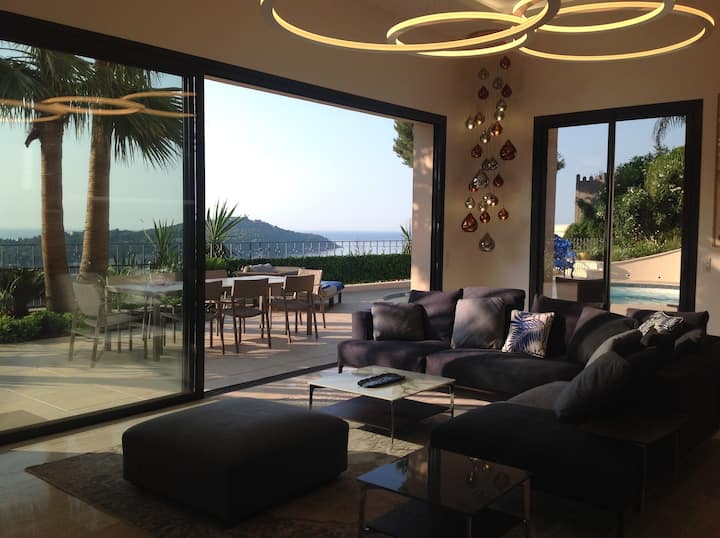 Magnigique Villa De Luxe Avec Vue Sur Mer - Beausoleil