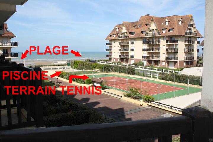 Acces Direct à La Plage, Piscine, Terrain 2 Tennis - Ouistreham