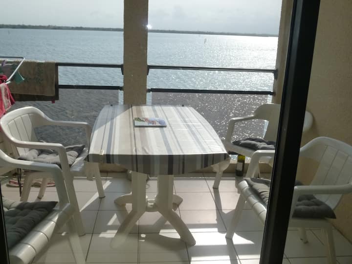 Appt Bord De L'eau Vue Magnifique Pyrénées - Le Barcarès