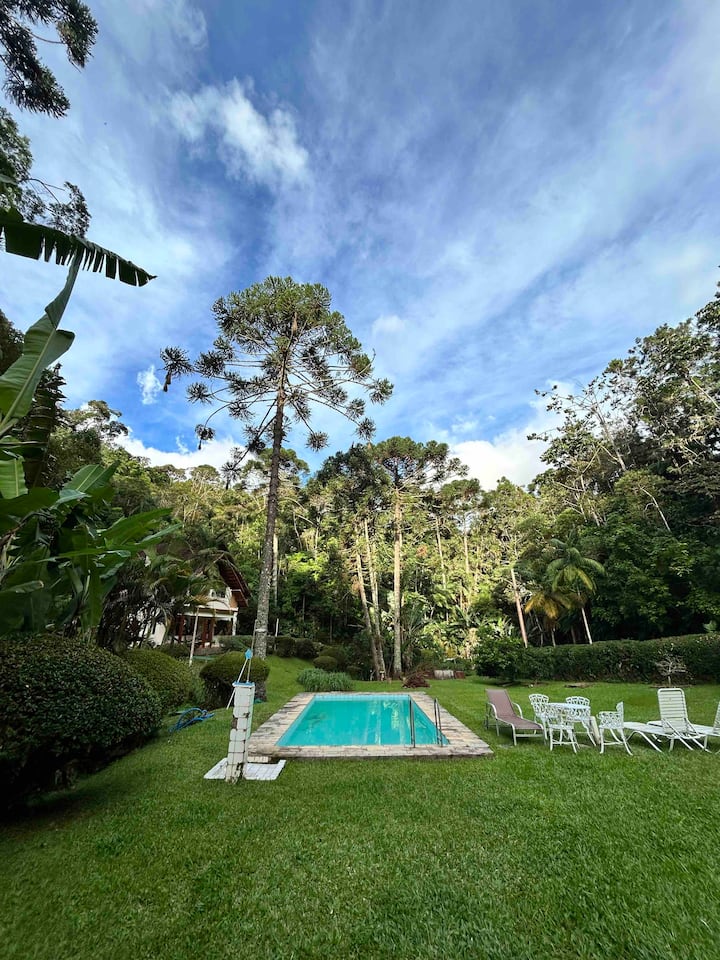 Nova Friburgo, Casa Com Jardim, Piscina E Sauna - Nova Friburgo
