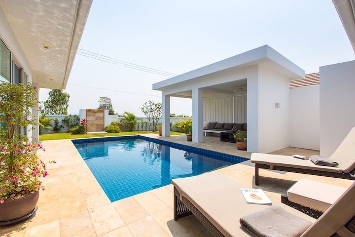 Private Pool Design Villa, Short Drive To Beach - Hua Hin