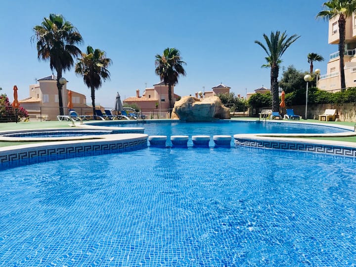 Stunning Penthouse With Pool And Large Terrace - La Manga
