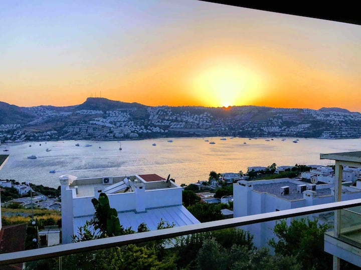 Gundogan Villa - Private Beach And Stunning Views - Gündoğan