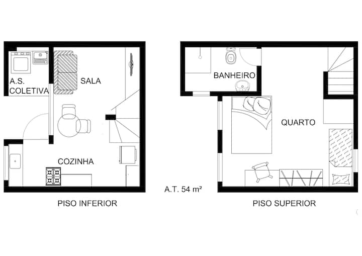 Edícula Privativa Completa No Terra Nova Ii - Sbcp - Santo André