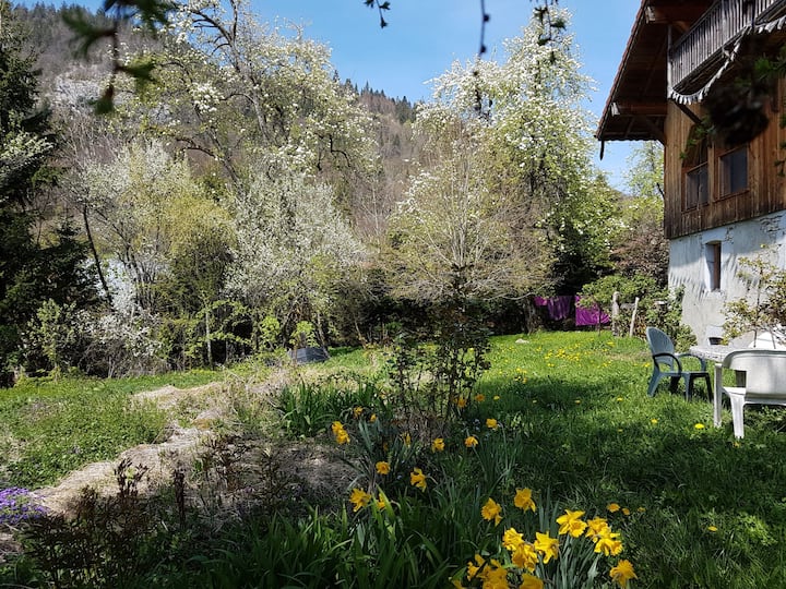Soirée Au Coin Du Feu Dans Un Hameau De Montagne - Flaine