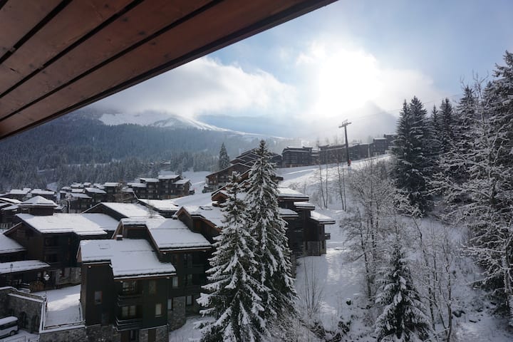 Valmorel Apt Au Sud Pour 4/5p Au Pied Des Pistes - Les Avanchers-Valmorel