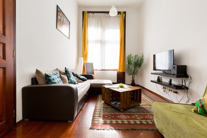 2 Bedrooms+living W500 Mbits Net +Netflix +Parking - Budapest