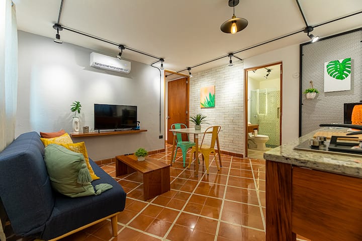 Comfortable And Quiet Apartment With A Young And Cheerful Style - Yucatán