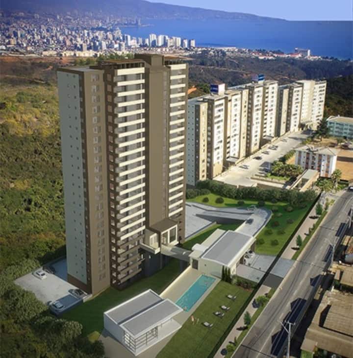 Departamento Viña Del Mar, Con Vista Incomparable - Quilpué