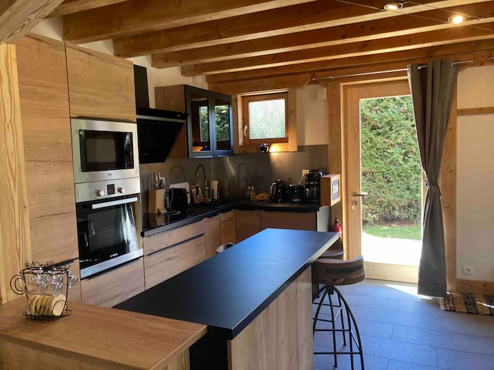 Chalet Cosy Avec Vue Sur Le Massif Du Mont Blanc - Aiguille du Midi