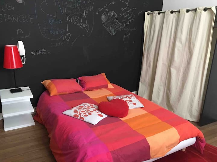 Chambre Spacieuse 15 M Privée Près Chu Université - Pessac