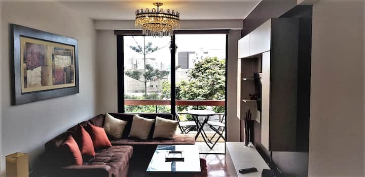 Departamento En Miraflores Seguro Y Tranquilo - Lima