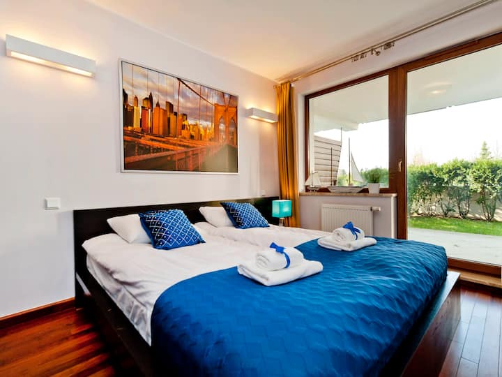 Blueapartpl Comfy Apartment Witha A Garden B6 - Władysławowo
