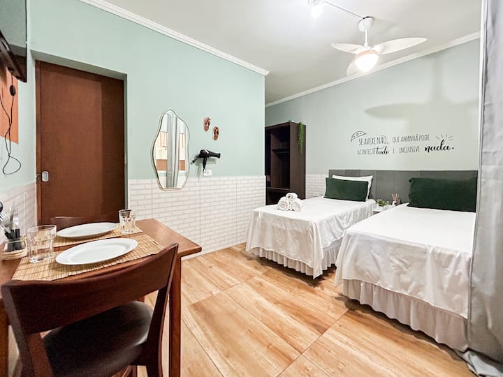 Pousada Refúgio Nordestino, Quarto Duplo 1 - São Paulo