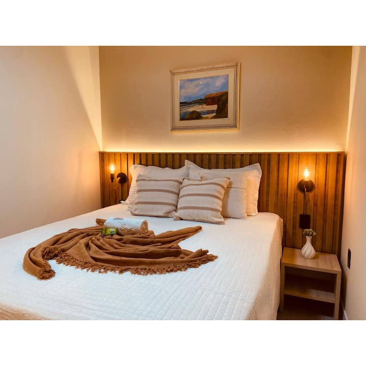 Pousada Casa Californiana, Quarto Areia - Garopaba