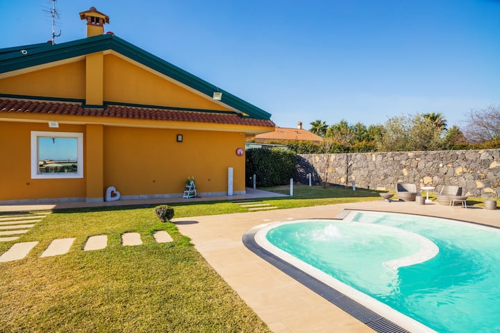 B&b Di Paolo Pool, Etna, Stanza Sole - Zafferana Etnea