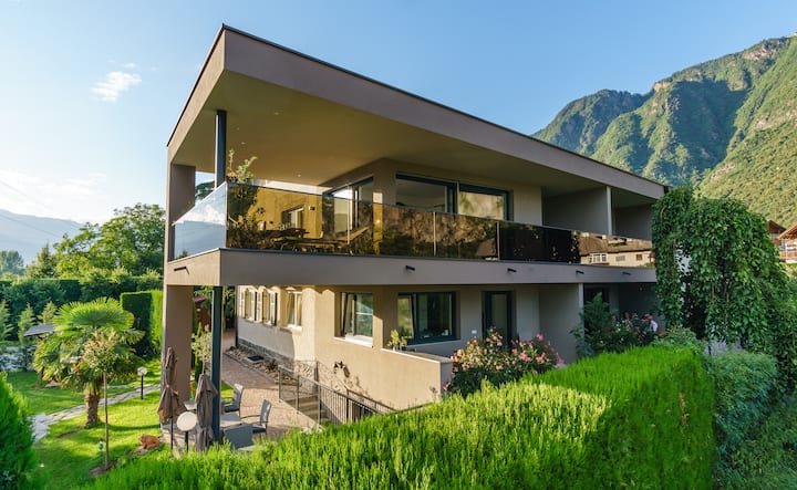 Pension Sunnhofer, Deluxe Doppelzimmer - Lana