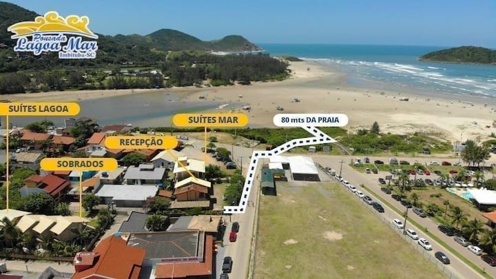 Pousada Lagoa Mar/g- Mar A 180m/ Lagoa A 80m , ... - Imbituba