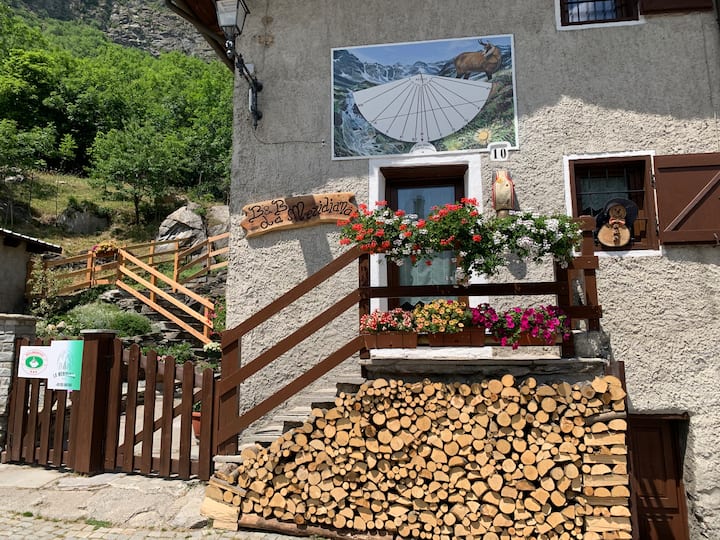 B&b La Meridiana Moncenisio, Stanza Stella Alpina - Lanslebourg-Mont-Cenis