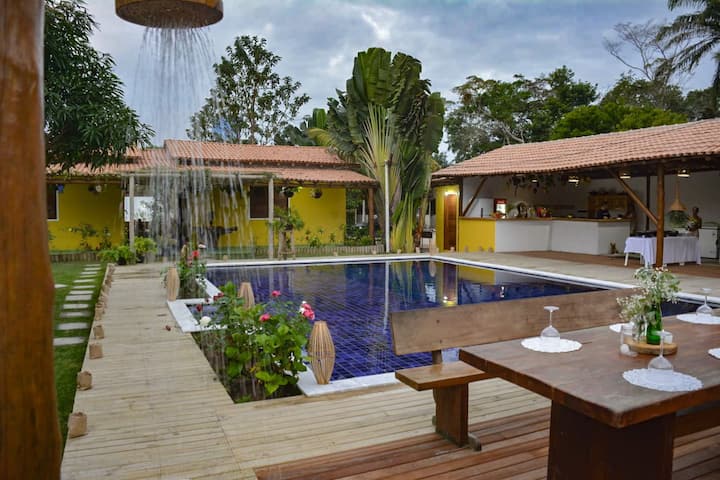 Pousada Casa Sítio Delícia Do Quadrado, Quarto Fa. - Trancoso