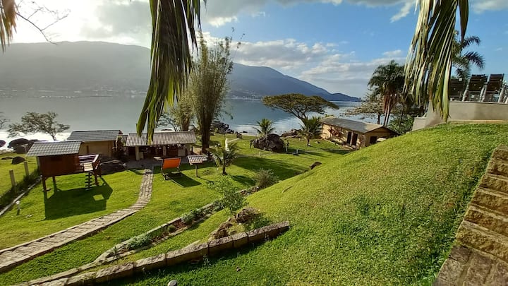 Paraíso Da Enseada De Brito, Quarto Com Duas Cama. - Palhoça