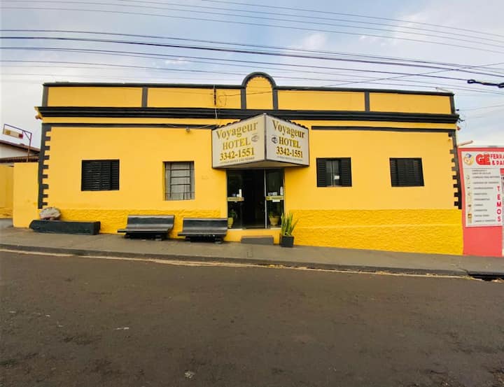 Hotel Voyageur Desde 1984, Quarto Com Uma Cama 1 - Bebedouro