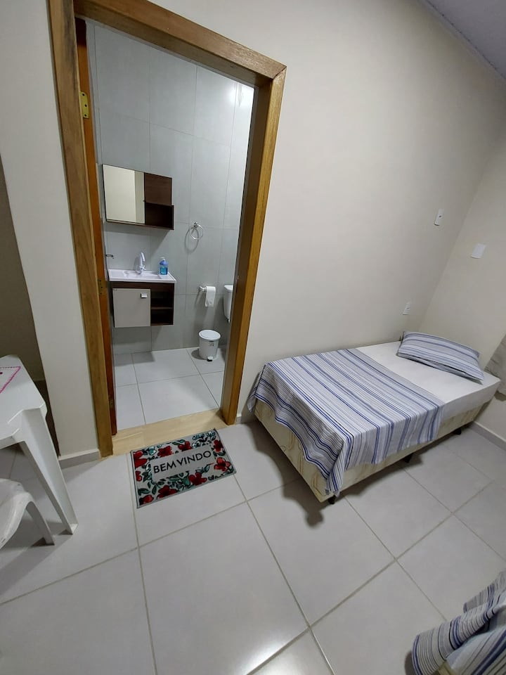 Pousada Vovó Martha, Quarto Com Duas Camas 2 - Aparecida