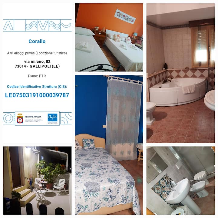 B&b Di Sara, Stanza Familiare 1 - Gallipoli