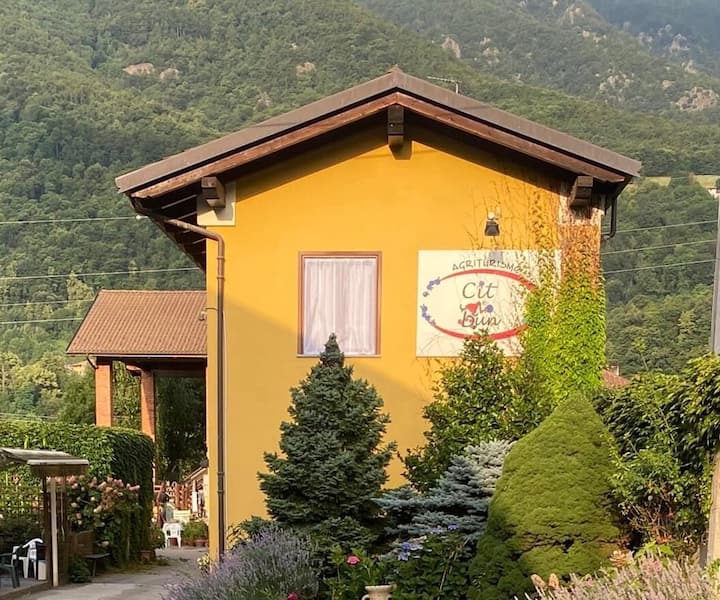 Agriturismo Cit E Bun, Stanza Con Due Letti - Pinerolo