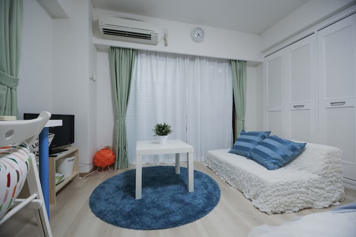 Renaさんのアパートメント、appartement Avec Lit Double Et Canapé. - Tokyo