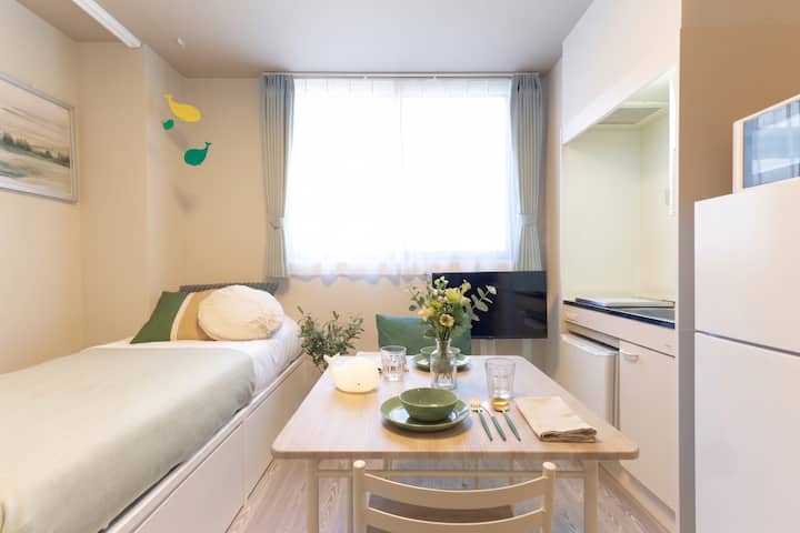 [Fiore Kinshicho] Modern Apartment Near Sky Tree | 5-minute Walk From Kinshicho Station | Wi-fi | Maximum 2 People, A [. - 우에노