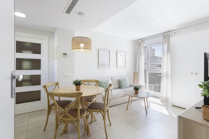 Elegant 2-bedroom Family Flat. Wi-fi - Only Famili - Gandia