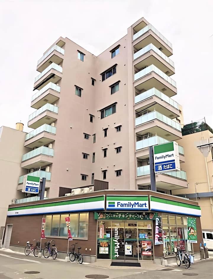 Yukoさんのアパートメント 黒門市場徒歩1分, 日本橋駅徒歩2分、ファミリーアパートメント A0. - Japan