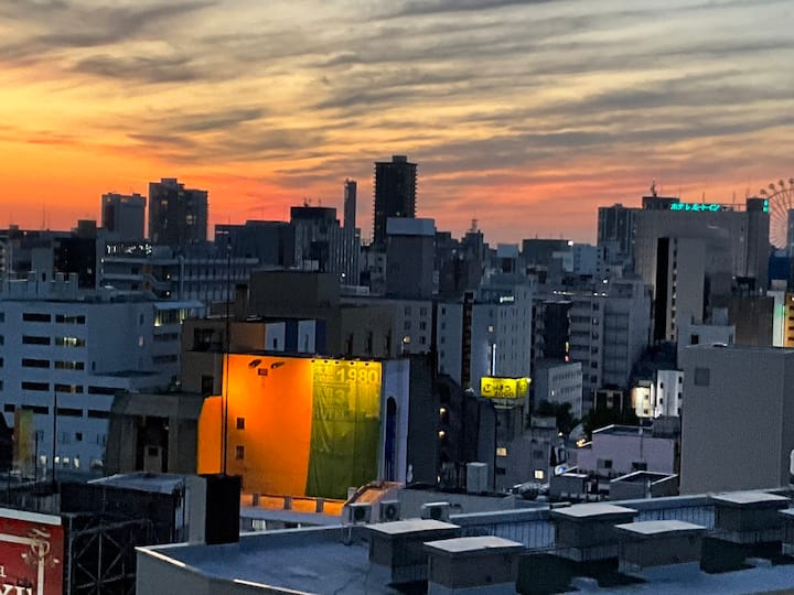 Emiko's Apartment, 30th Floor, Double Bed, Room With Sofa Bed - Sapporo