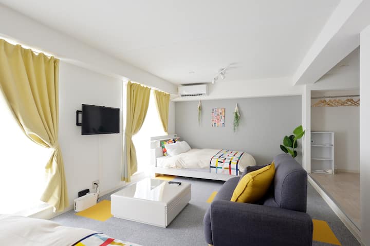 Kiku&matsu's Apartments, Cozy & Spacious | Cute R. - 芦屋市