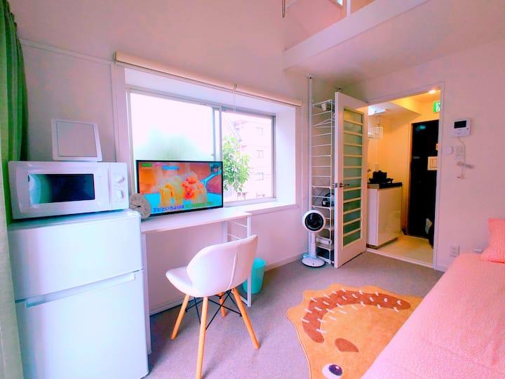 Rainbow's Apartment 2, Apartment With Single Bed And Futon - 도다시