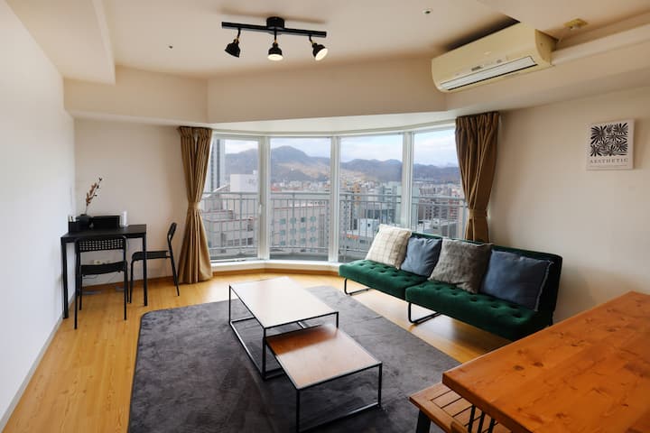 [5 Minutes On Foot From Susukino] 1 Minute On Foot From Nakajima Park Station! Sapporo Tower Man View! 17th Floor 60㎡! Amstower-17f - 札幌市