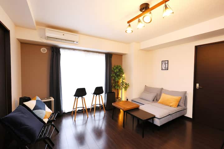 Norto｜ Susukino Residence, High Floor｜35㎡｜1 Bedroom｜2 Beds｜parking... - Sapporo